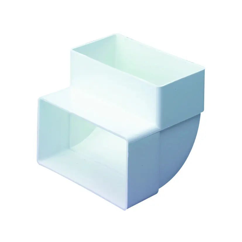 Rectangular Flat Channel Ducting 90* Vertical Bend