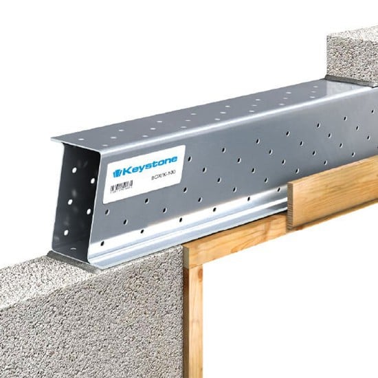Keystone BOX/K-200 Solid Wall Box Lintel